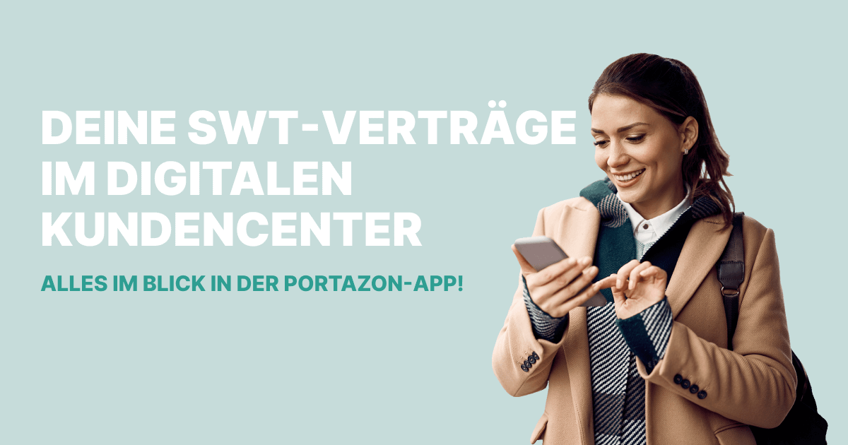SWT Digitales Kundencenter | Vertragsverwaltung | Portazon